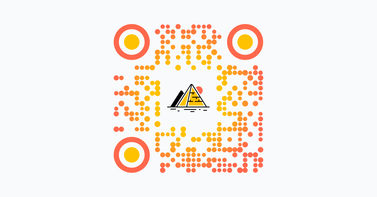 Egyptian Pyramid QR Code