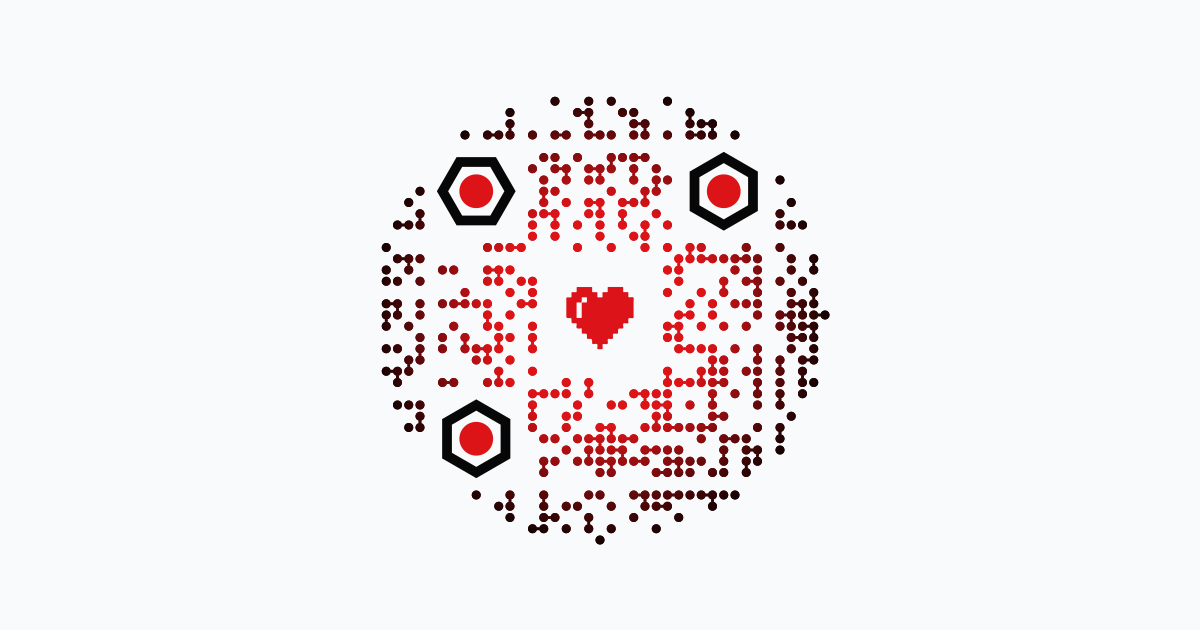 Pixel Heart QR Code
